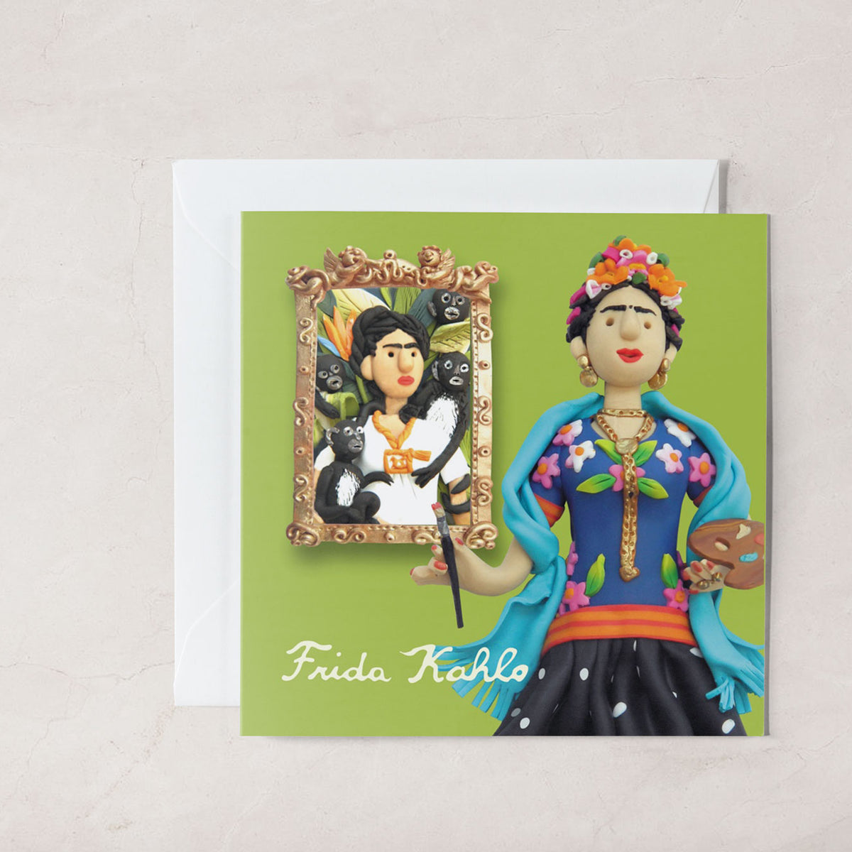 Frida Kahlo Card – Playful Artist Card by Erica Sturla – The Lowry Shop