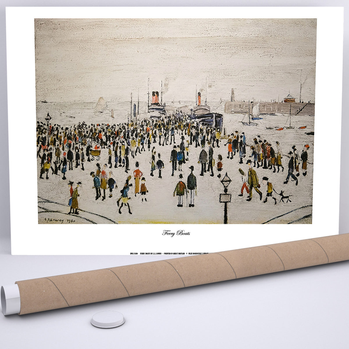 Ferry Boats by LS Lowry - Fine Art Print – The Lowry Shop