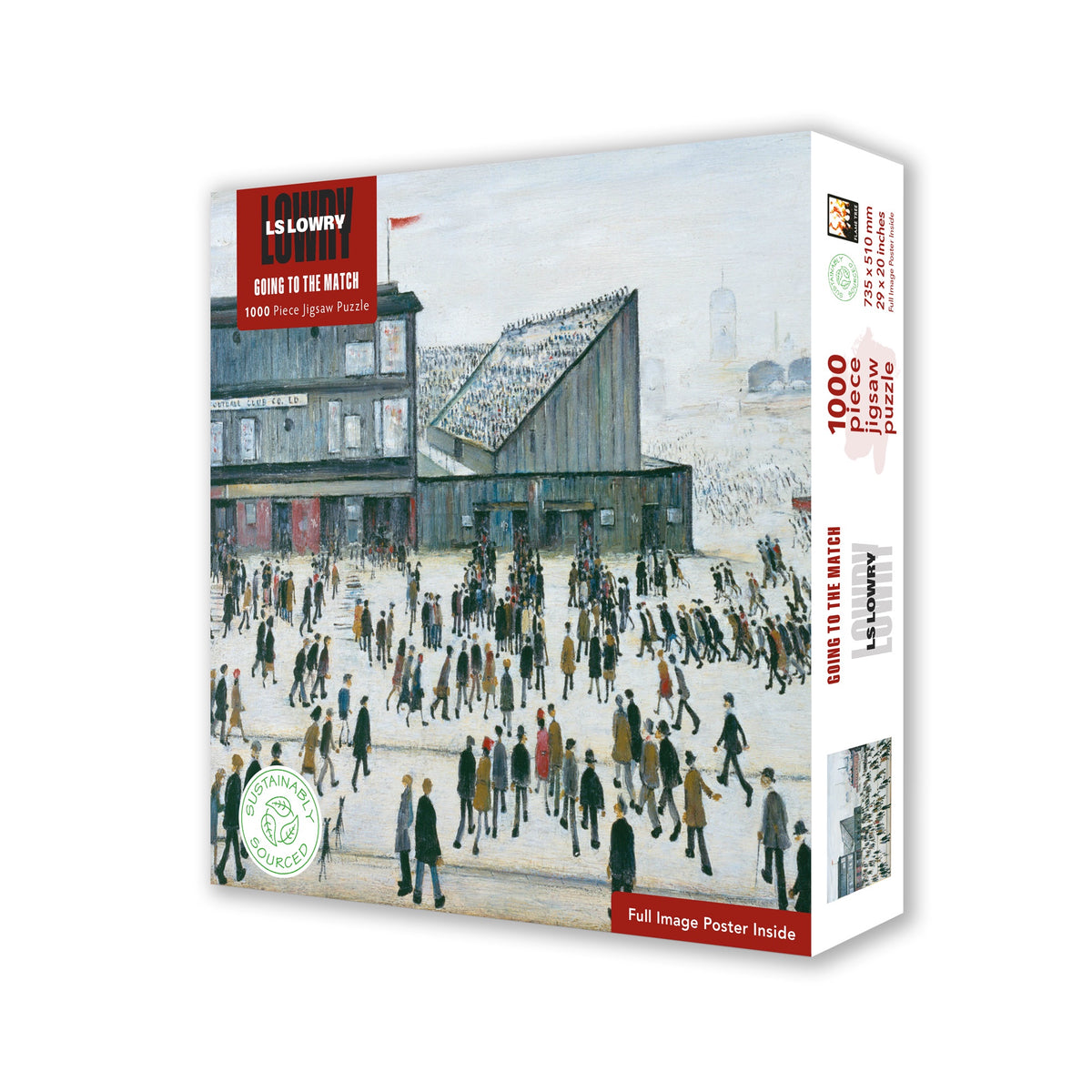 LS Lowry Going to the Match Jigsaw Puzzle – 1000 Piece | Fine Art ...