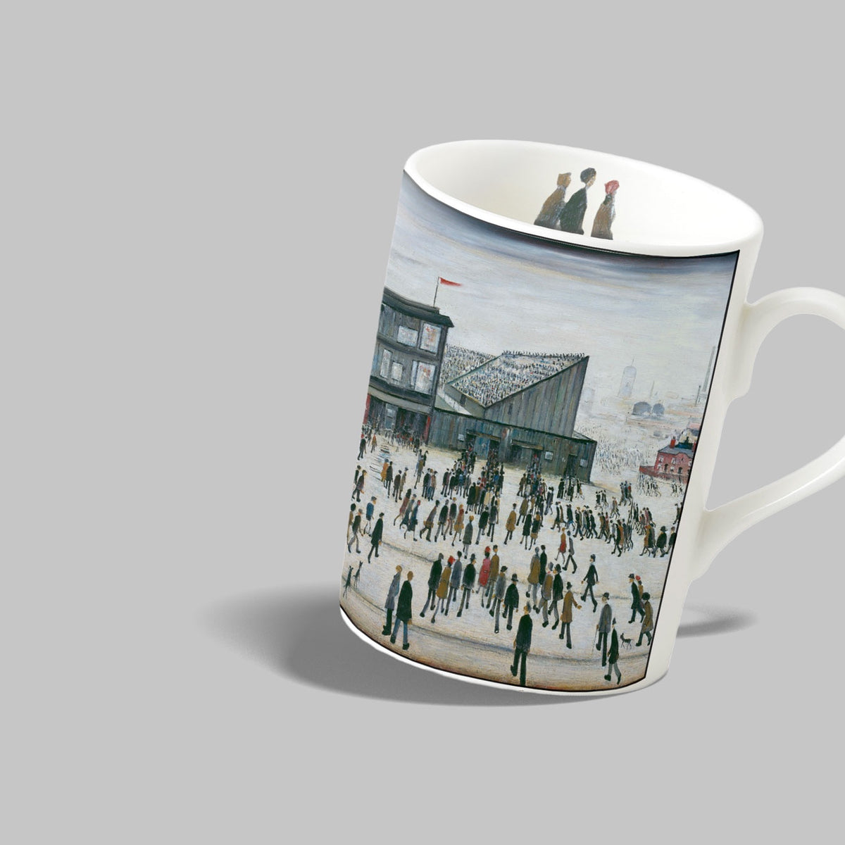 LS Lowry Going to the Match Mug | Fine Art Homeware – Lowry Collection ...