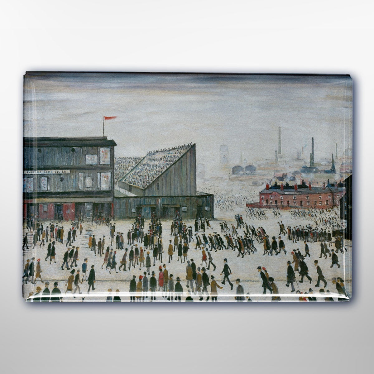 LS Lowry Going to the Match Magnet | Collectible Fine Art Souvenir ...