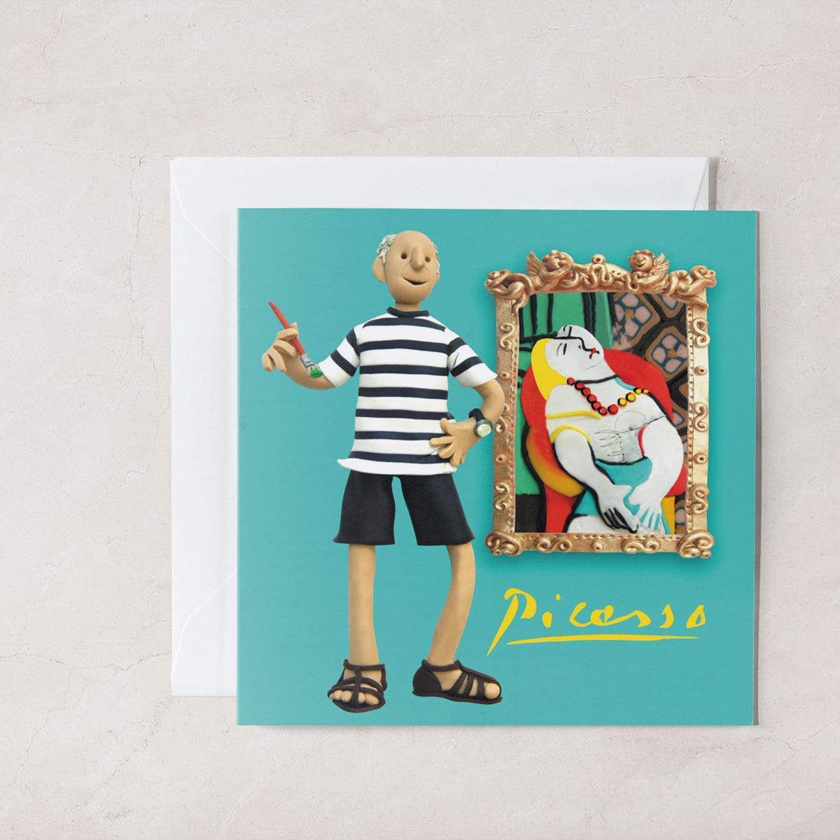 Pablo Picasso Card – Fun Artist Greeting Card by Erica Sturla – The ...