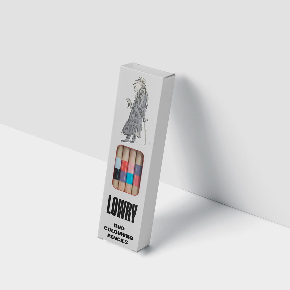 24-Colour Duo Pencil Set | LS Lowry x Quentin Blake Colouring Pencils ...
