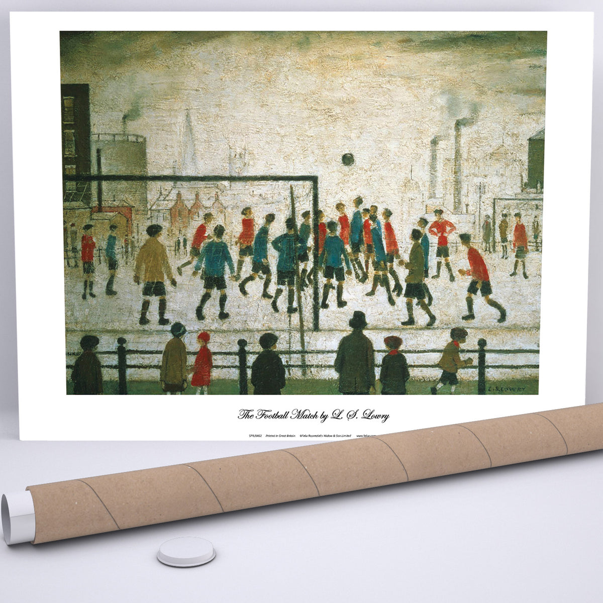 The Football Match by LS Lowry - Fine Art Print – The Lowry Shop