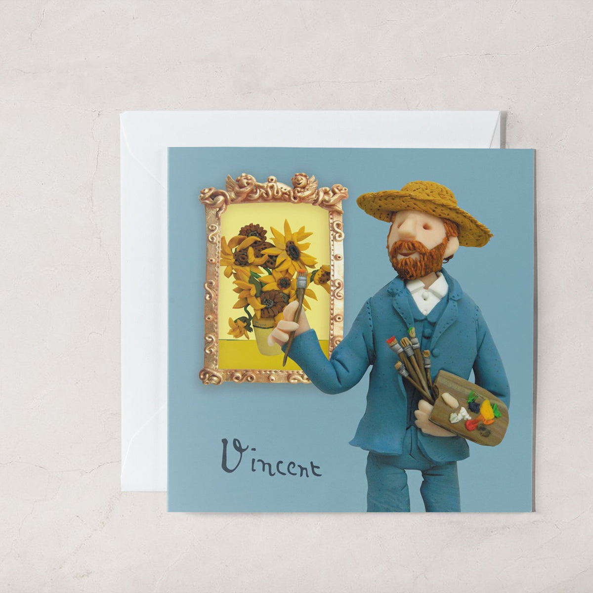 Vincent van Gogh Card – Fun Artist Greeting by Erica Sturla – The Lowry ...
